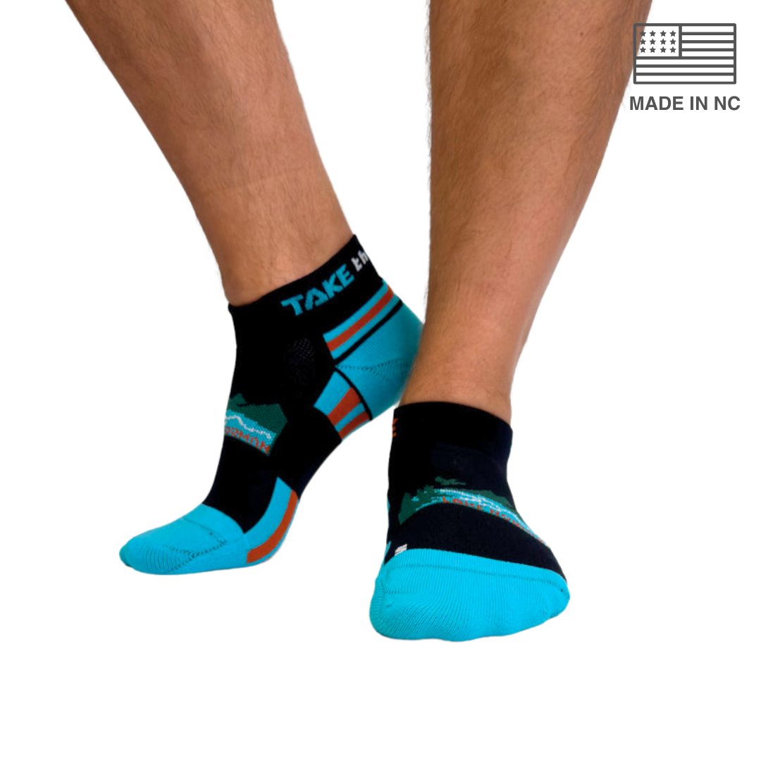 Custom Athletic Running Socks (BLACK) – The Sock Factory