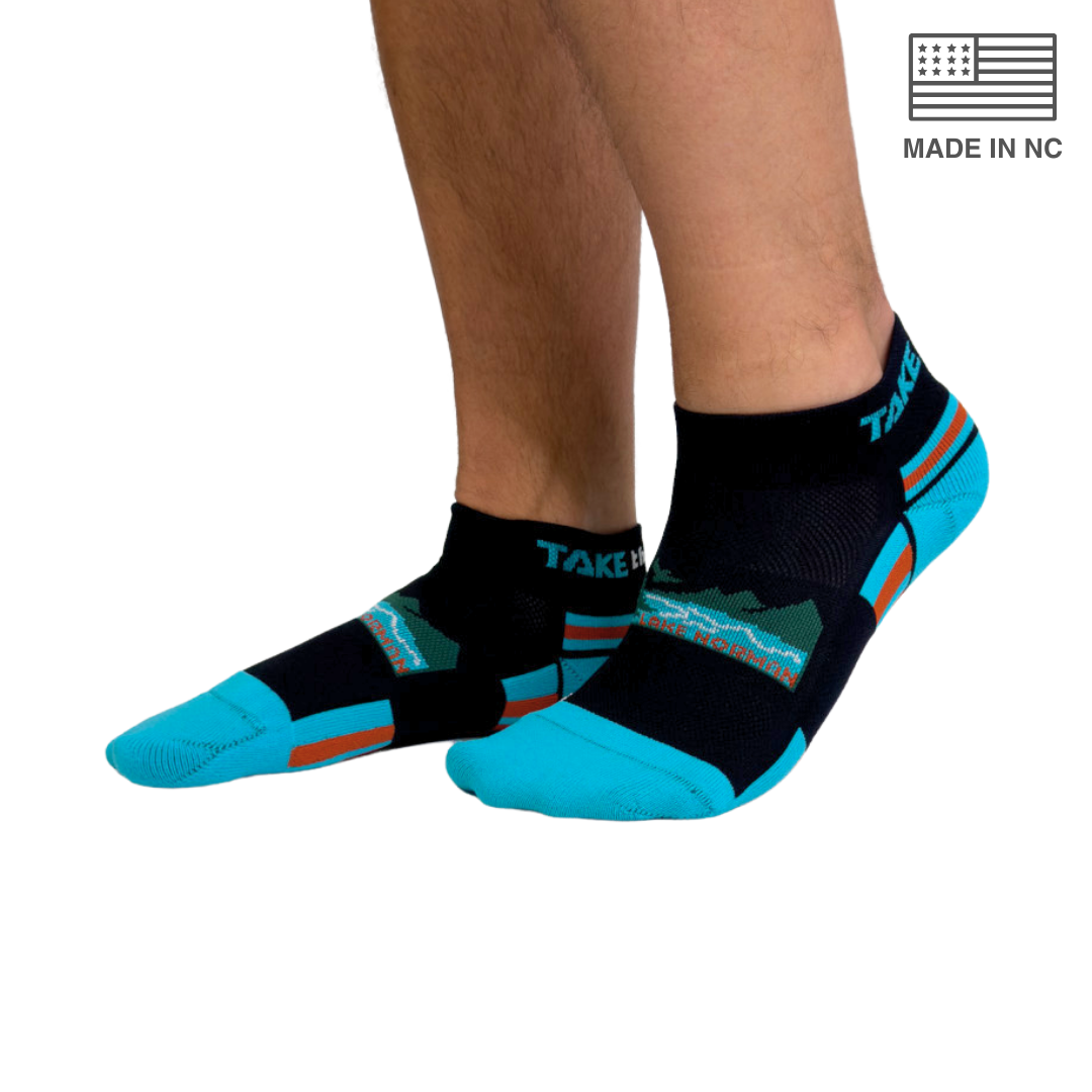 Custom Athletic Running Socks (BLACK) – The Sock Factory