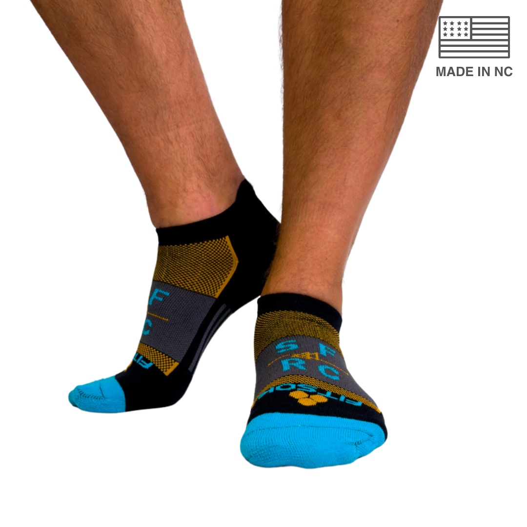 Custom Athletic Running Socks (BLACK) – The Sock Factory