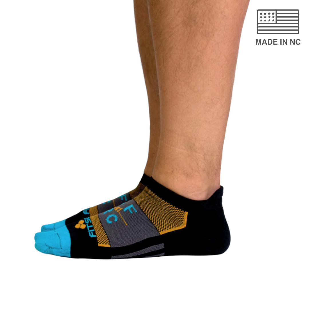 Custom Athletic Running Socks (BLACK) – The Sock Factory