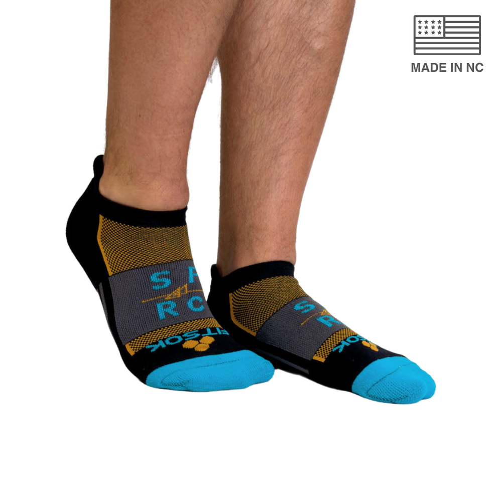 Custom Athletic Running Socks (BLACK) – The Sock Factory